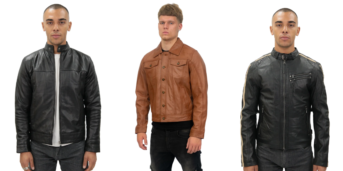 Intensify Your Black Leather Jacket For Men Collection With Infinity L ...