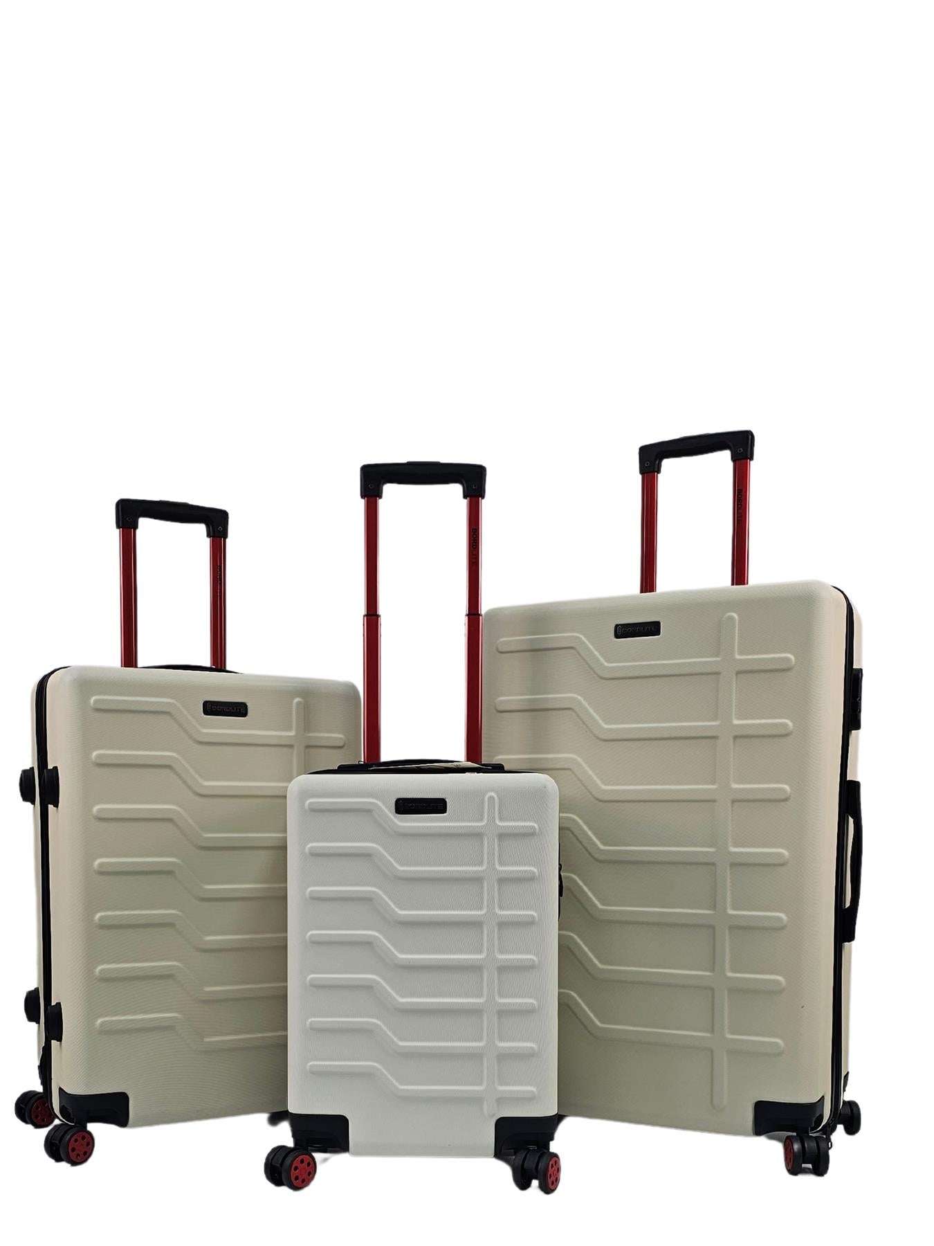 Hard Shell 4 Wheel Classic Luggage Suitcase Set – Infinity Leather