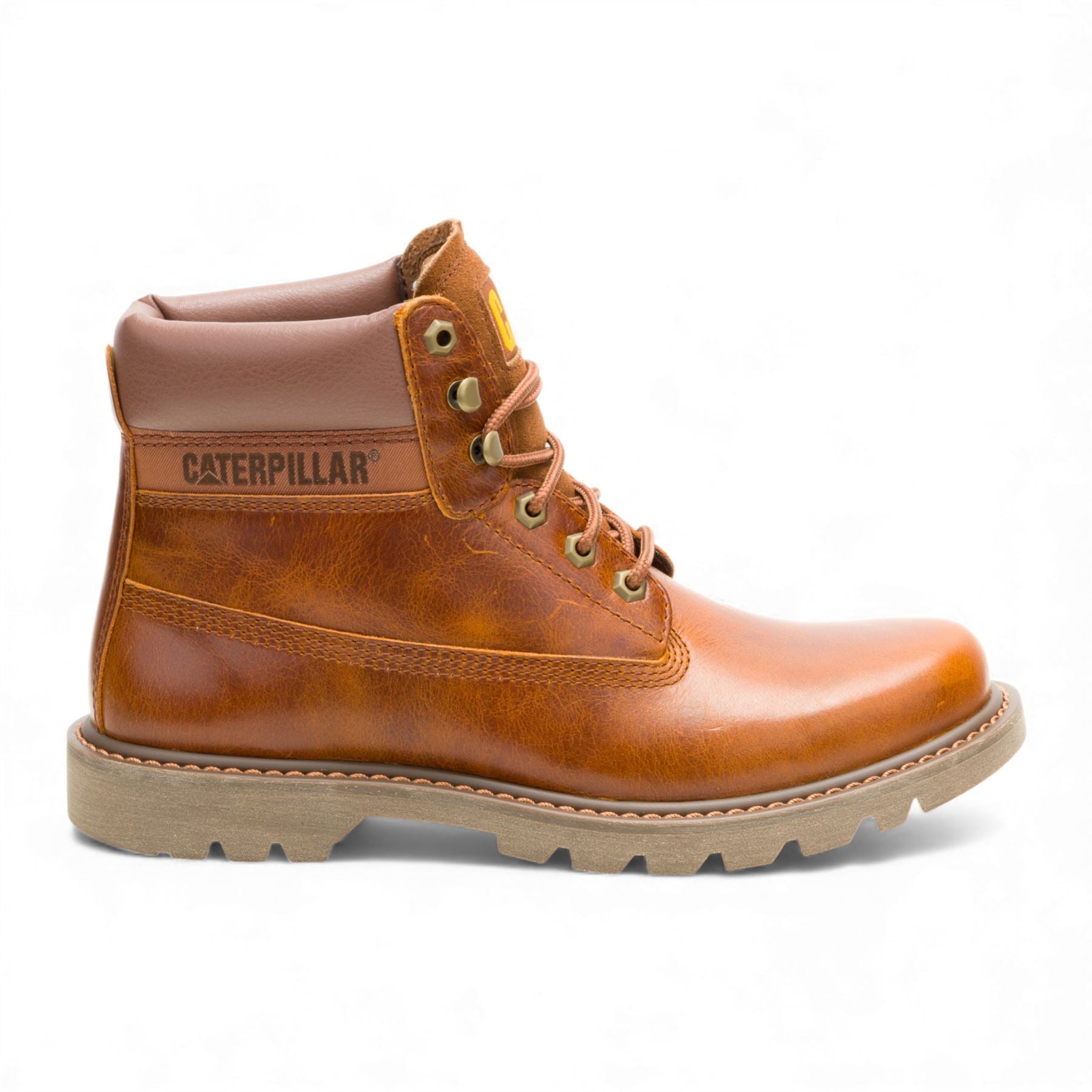 CAT (Caterpillar) Colorado 2.0 Yam Tan Leather Hiking Ankle Boots ...