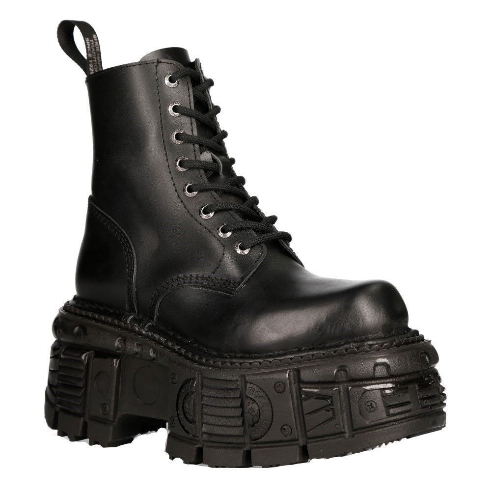 New Rock Unisex Military Techno Platform Boots- M-MILI084N-S5 ...