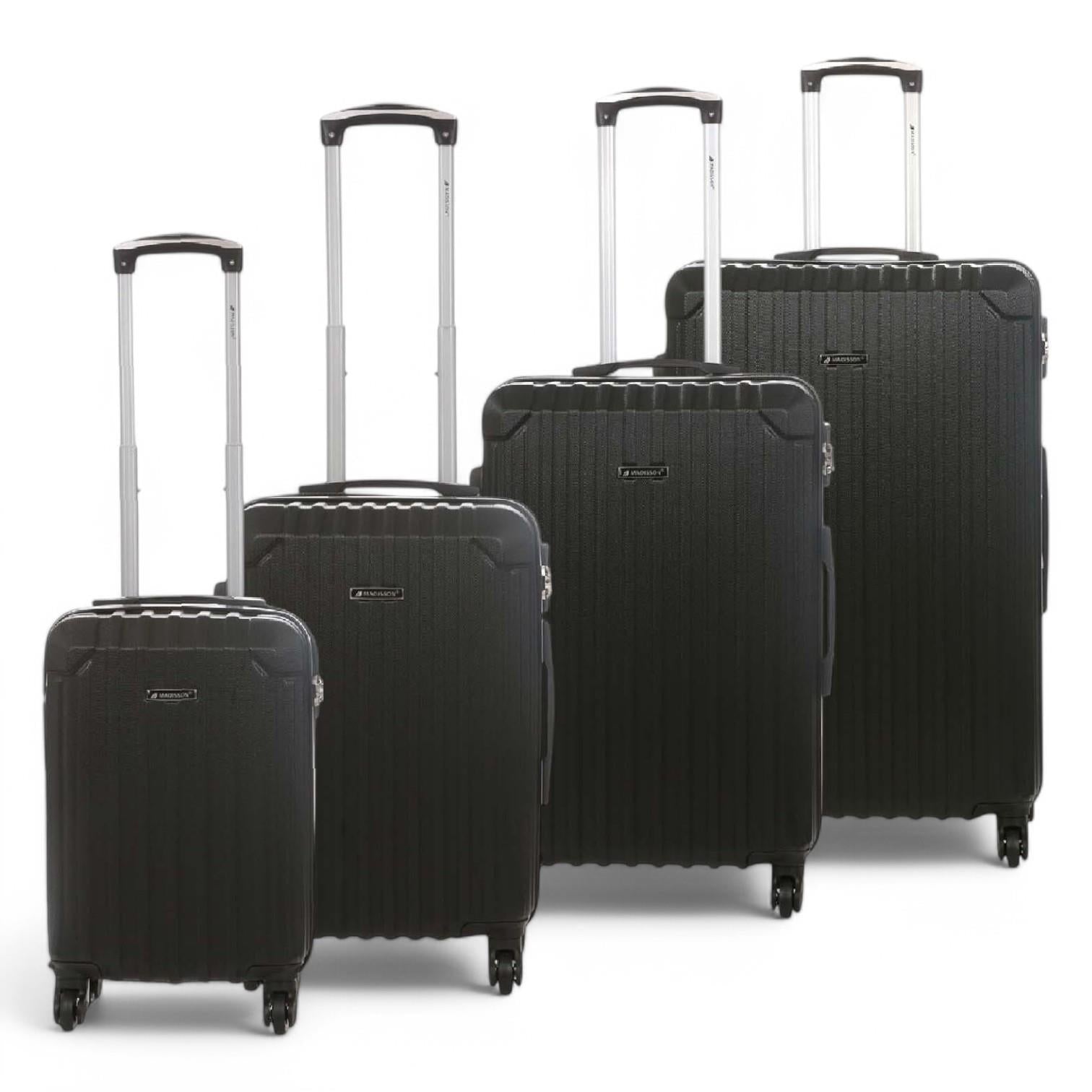Hard Shell ABS 4 Wheels Luggage Travel Cabin Suitcase Set – Infinity ...