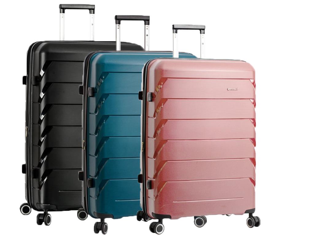 8 Wheel Hard Shell Strong Cabin Suitcase Luggage – Infinity Leather