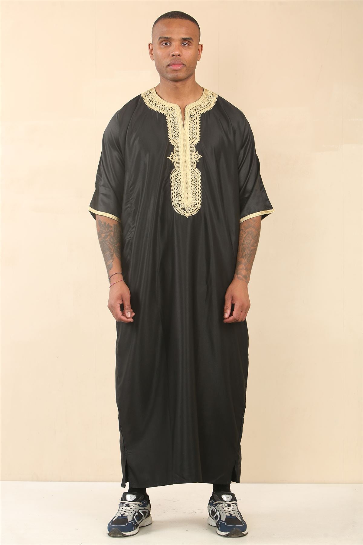 Men's Moroccan Thobe Djellaba Jubba Robe Eid – Infinity Leather