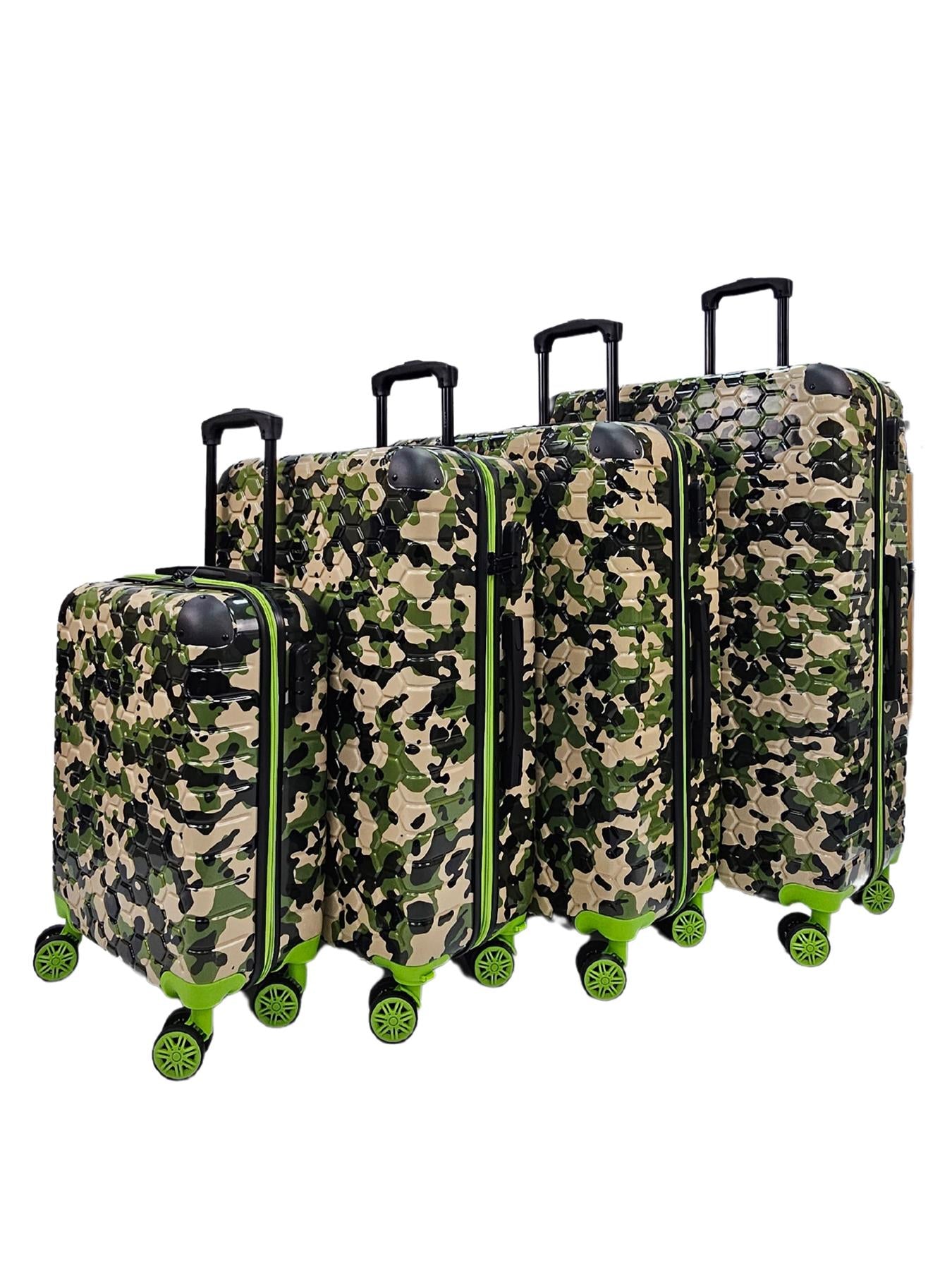 Hardshell Camo Robust ABS Suitcase Set – Infinity Leather