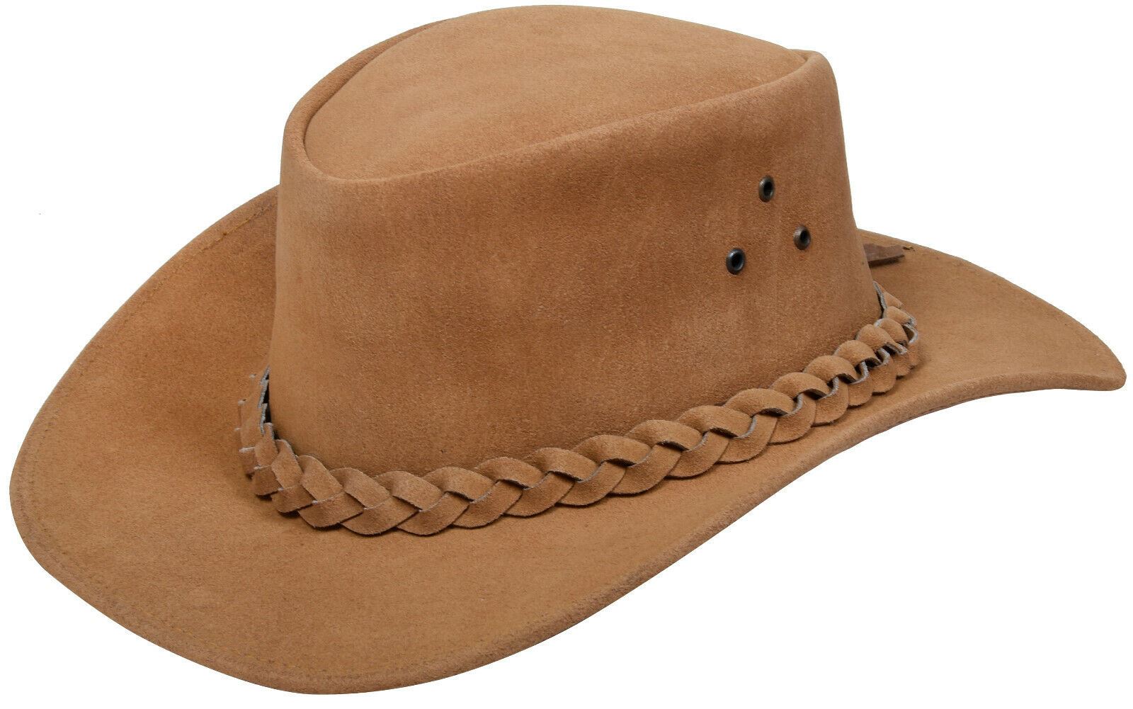 Cowboy Outback Suede Aussie Bush Hat – Infinity Leather