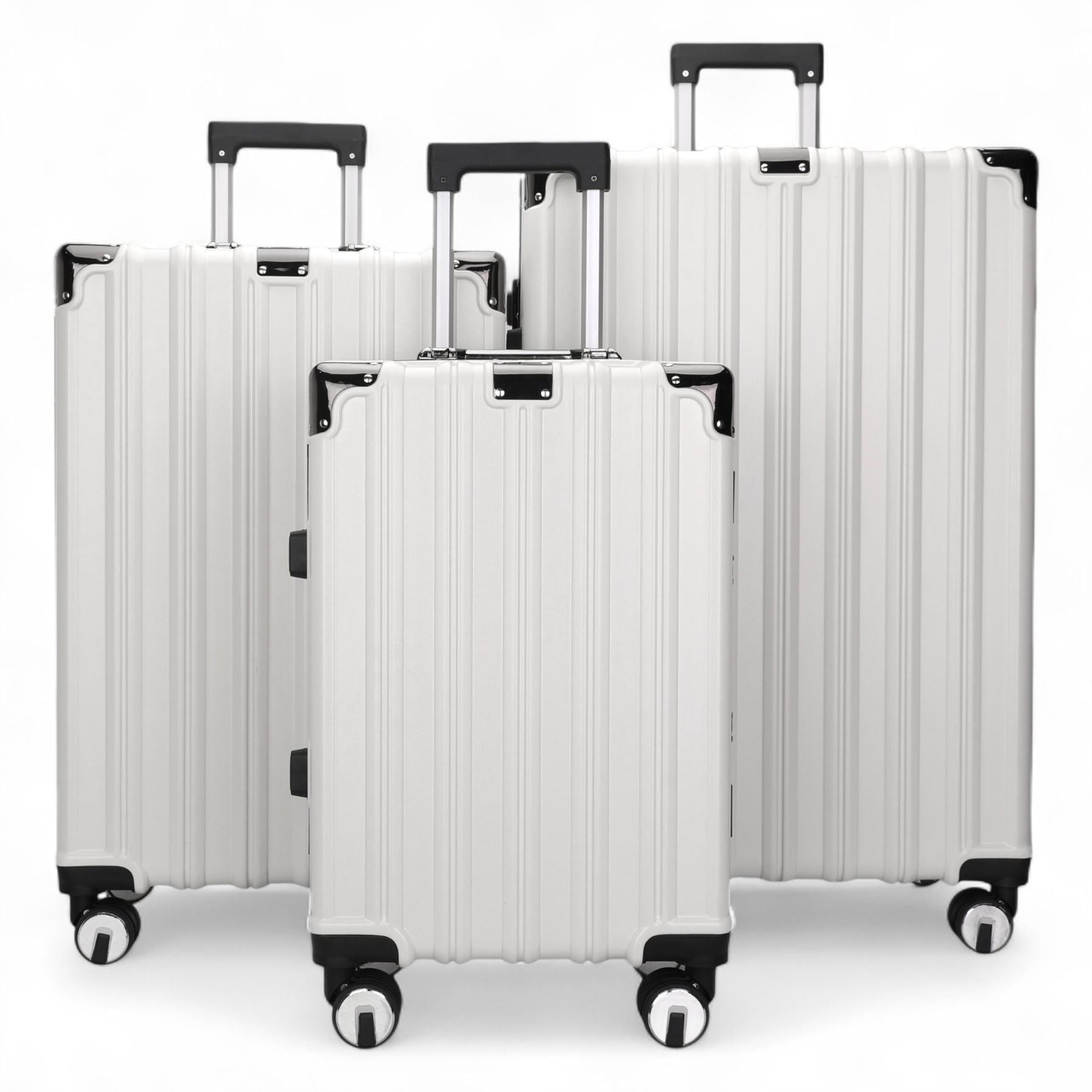 Hardshell Suitcase Set Robust 8 Wheel Cabin Luggage Suitcases ...